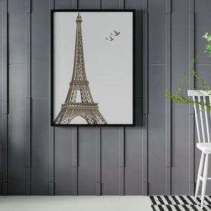 Modern Wall Art Eiffel Tower Wall Art Wall Prints Room Décor Digital ...