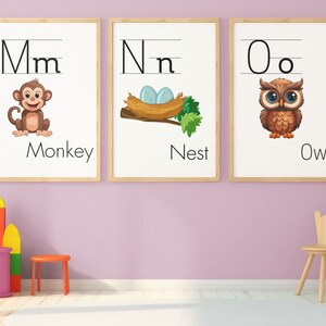 Alphabet Poster Classroom | Alphabet Poster Printable | Large Format ...