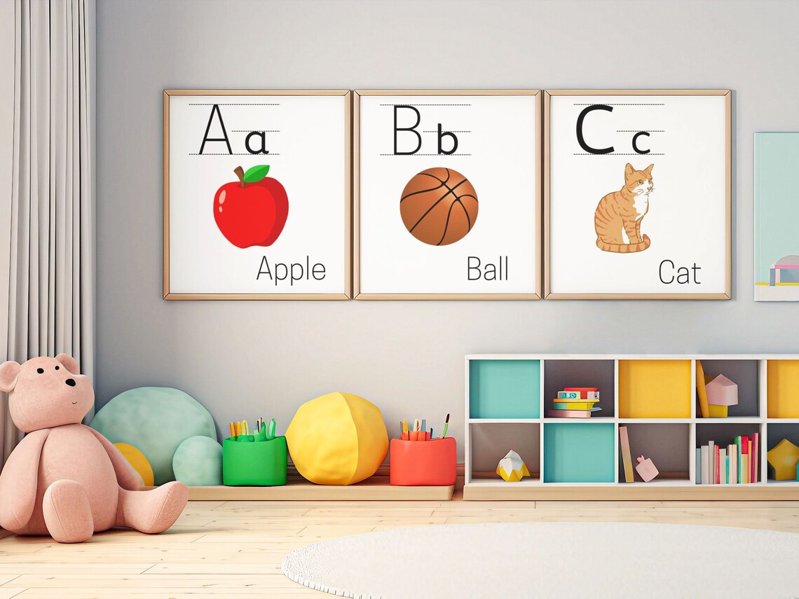 Alphabet Poster Classroom Alphabet Poster Printable Large Format ...