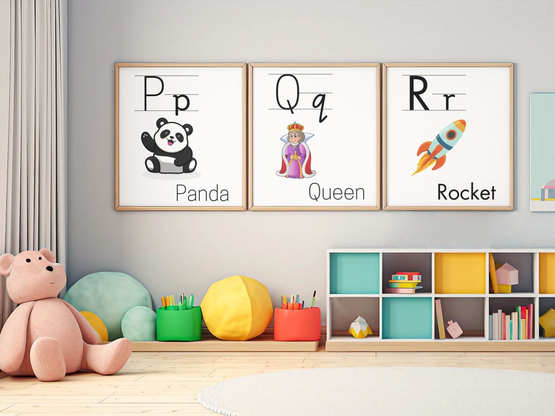 Alphabet Poster Classroom Alphabet Poster Printable Large Format ...