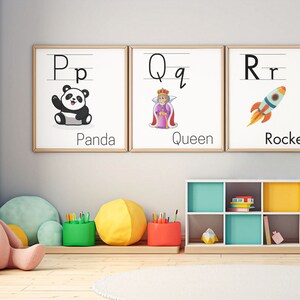 Alphabet Poster Classroom | Alphabet Poster Printable | Large Format ...