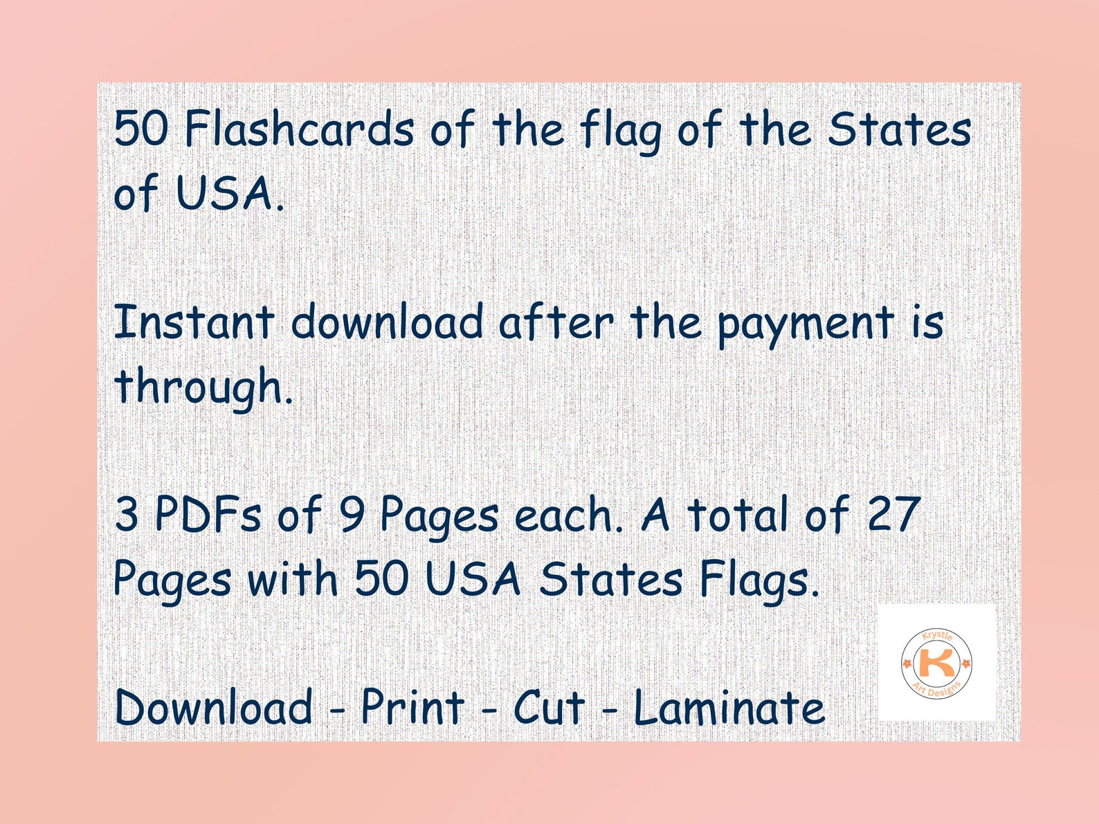 50 Flashcards of the Flags of the States of USA | Printable Flashcards ...