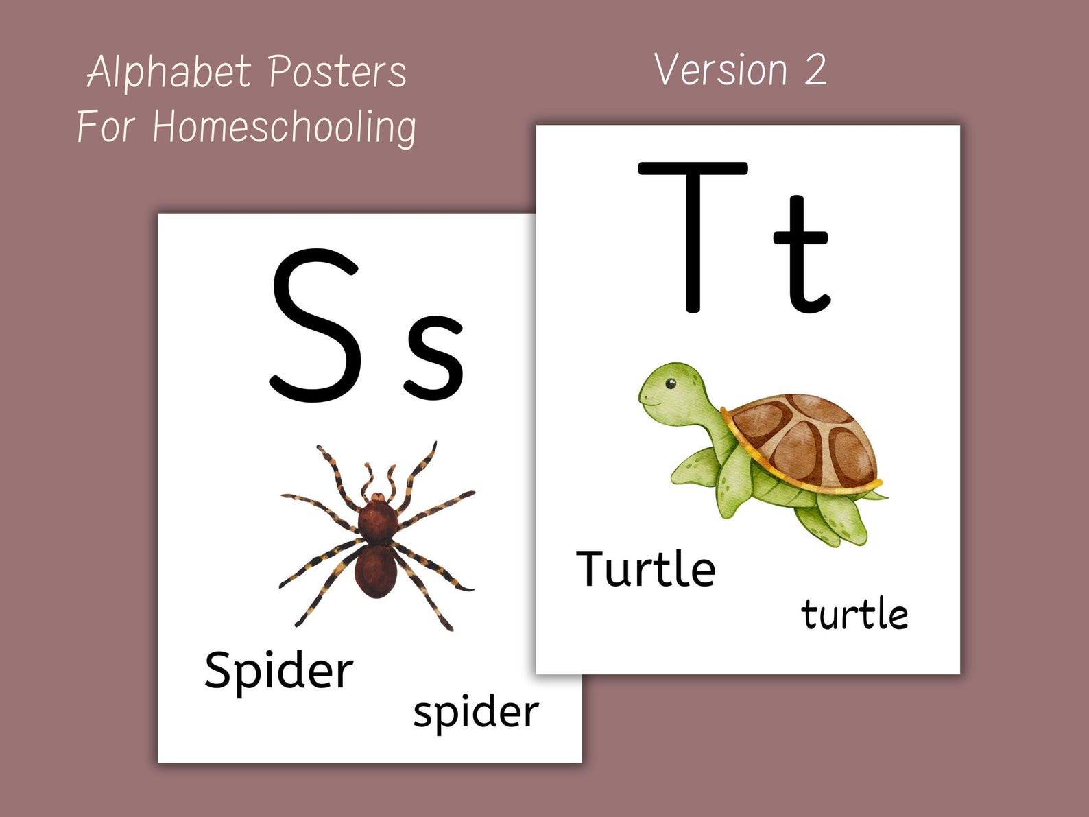 Alphabet Poster for Classroom Printable Alphabet Posters for Nursery ...