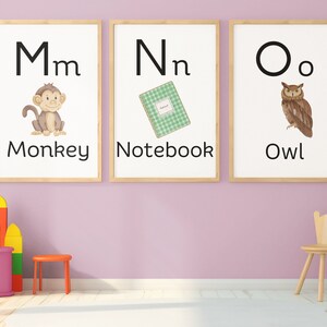 Alphabet Poster Classroom | Alphabet Poster Printable | Large Format ...