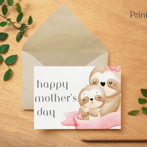 Printable Mother's Day Card. Instant Download. Mother's Day Greetings ...