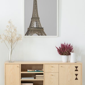 Modern Wall Art Eiffel Tower Wall Art Wall Prints Room Décor Digital ...