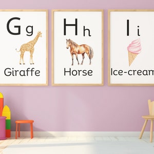 Alphabet Poster Classroom | Alphabet Poster Printable | Large Format ...