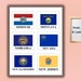 50 Flashcards of the Flags of the States of USA | Printable Flashcards ...