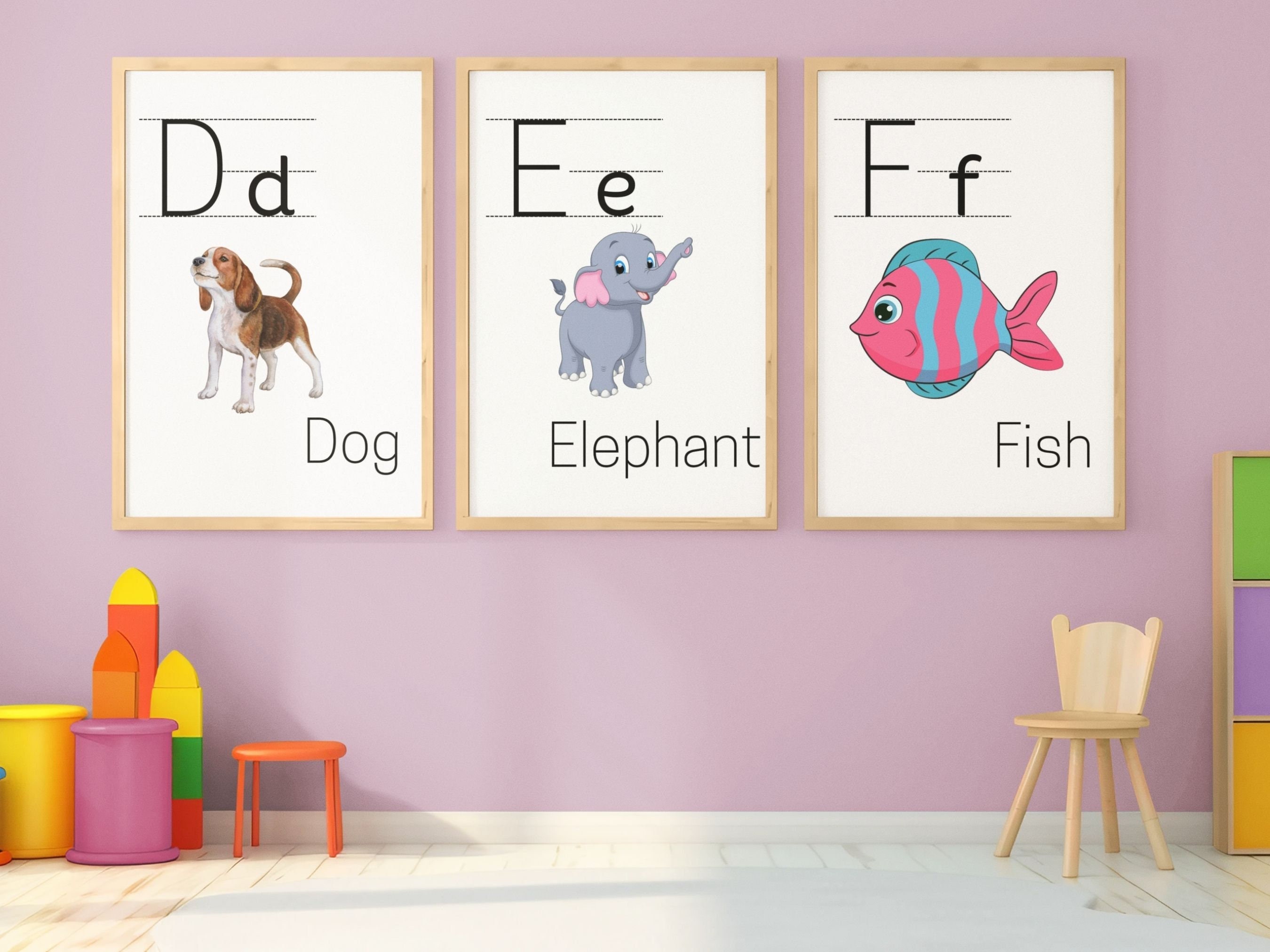 Alphabet Poster Classroom | Alphabet Poster Printable | Large Format ...