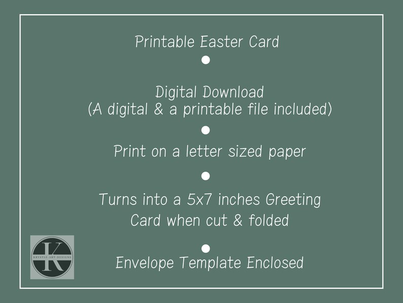 Happy Easter Printable Card | Printable Easter Greeting Card for ...