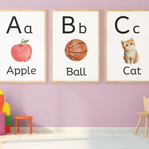 Alphabet Poster Classroom | Alphabet Poster Printable | Large Format ...
