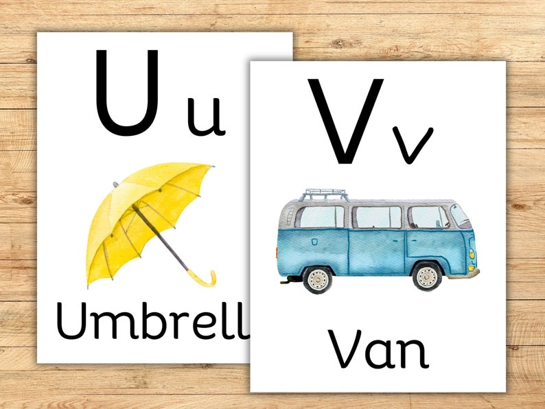 Alphabet Poster Classroom | Alphabet Poster Printable | Large Format ...