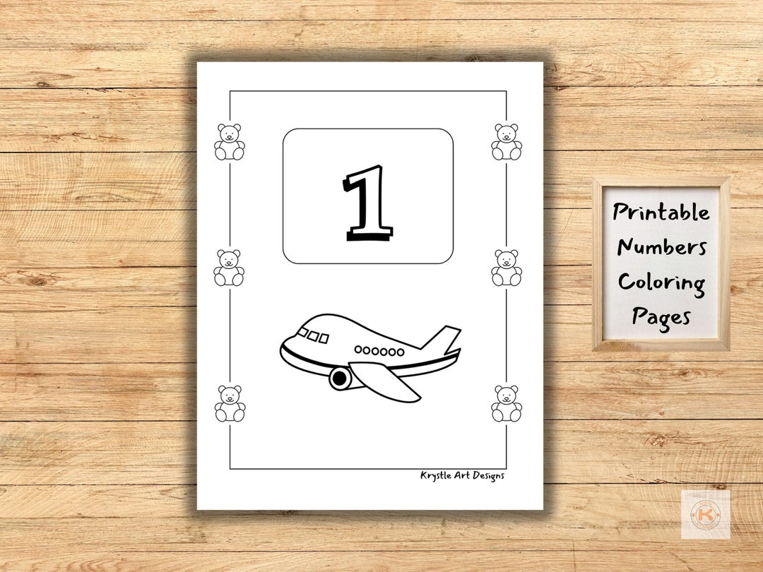 Count & Color the Numbers 1 to 20 Printable Numbers Worksheets Teddy ...