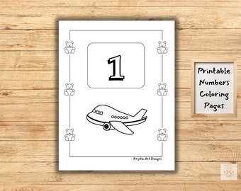 Number Worksheets. for Kids. Trace the Number. Circle It. - Etsy