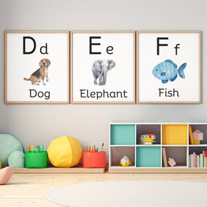 Alphabet Poster Classroom | Alphabet Poster Printable | Large Format ...