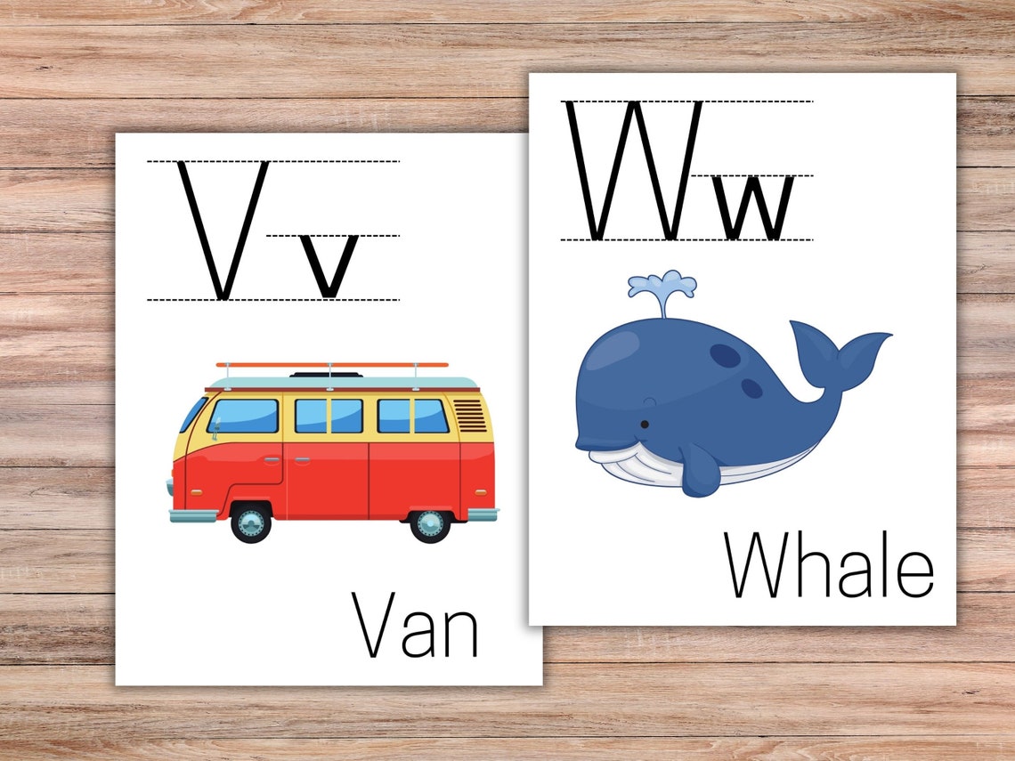 Alphabet Poster Classroom Alphabet Poster Printable Large Format ...