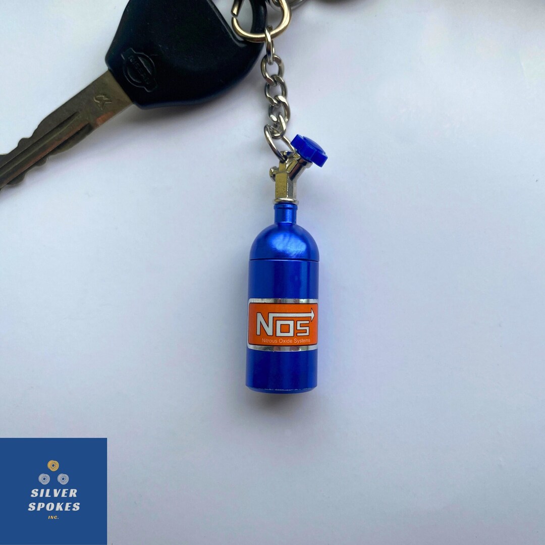 NOS Bottle Keychain Nitrous Oxide Keyring, Car Keys, Car Key Ring, Car ...