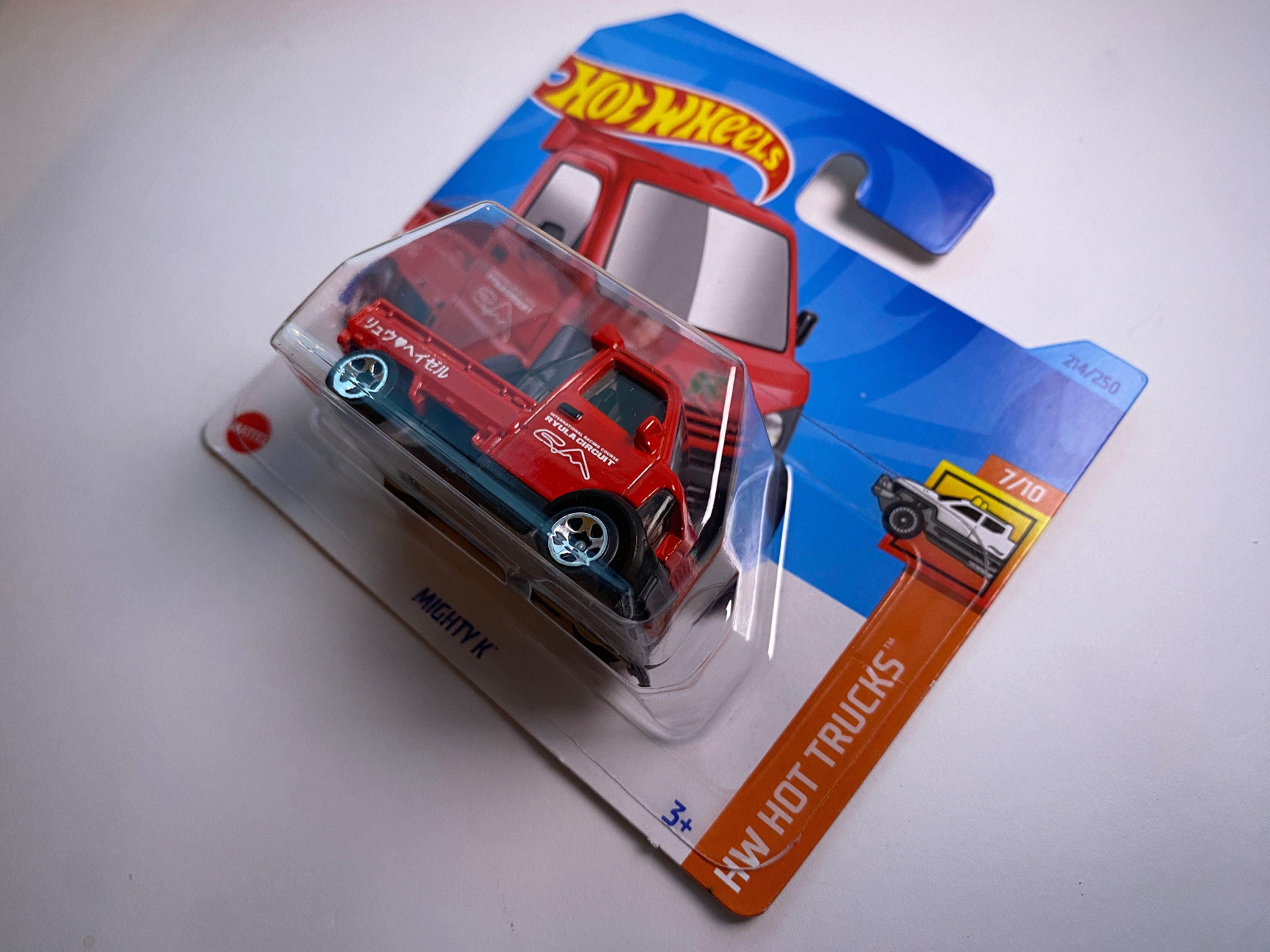 Hot Wheels Mighty K JDM Truck Mini Truck Lorry Red Diecast Model hot-wheels-mighty-k-jdm-truck-mini-truck-lorry-red-diecast-model