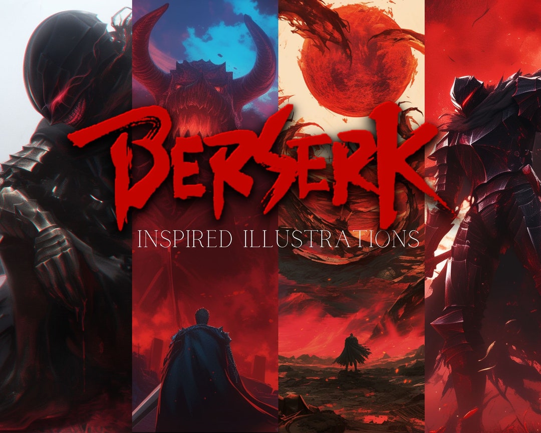Berserk Inspired Artworks 7 Digital Art Bundle Downloads Wallpaper ...