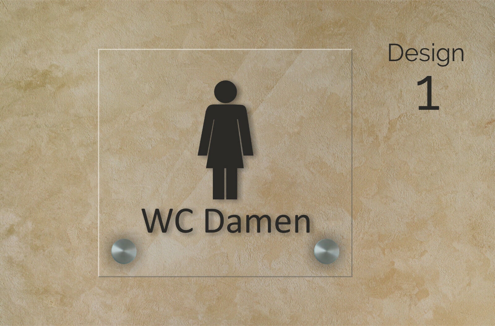 Letrero para WC "Ladies" Letrero para WC 150 x 135 mm - Etsy México