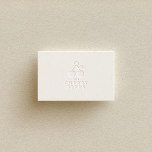 Premade Cherry Logo, Clothing Store Logo, Small Business Logo, Simple ...