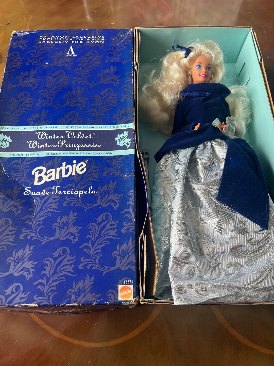 1995 Winter Velvet Barbie - Etsy