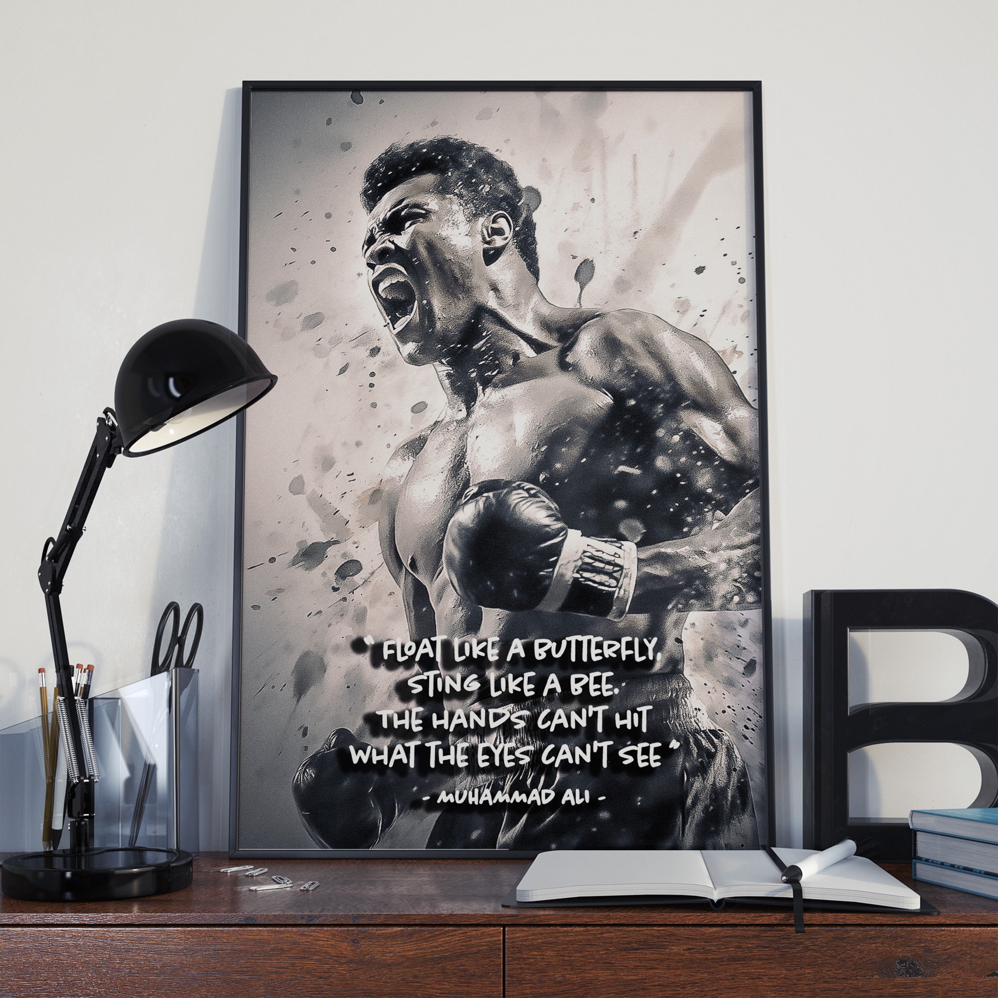 Muhammad Ali Poster Boxing Poster Print Boxing Canvas Wall - Etsy