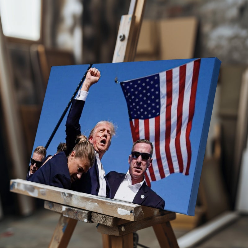 Trump Canvas Wall Art - Etsy
