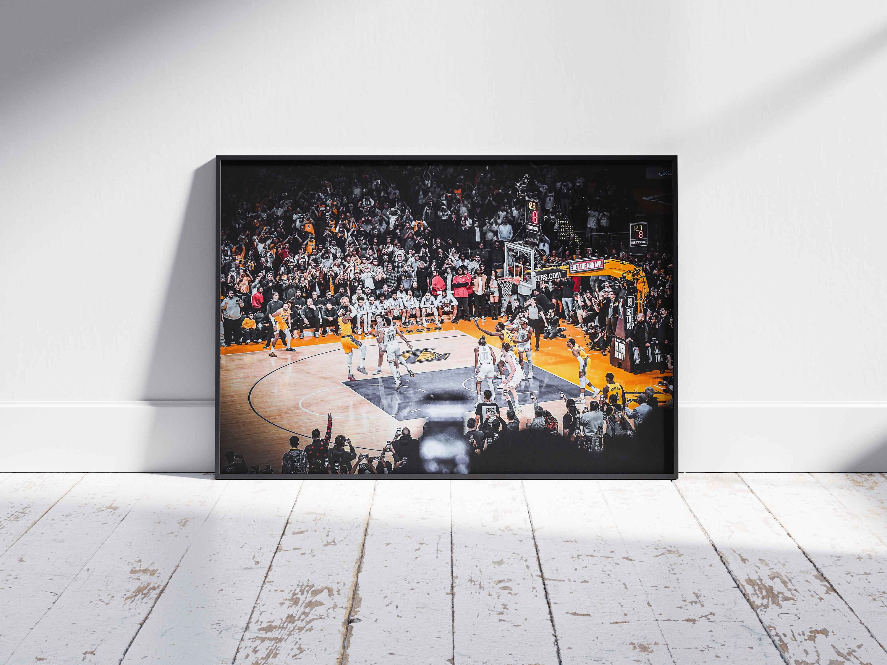 Lebron James Poster Basketball Lakers Canvas Print NBA Wall - Etsy