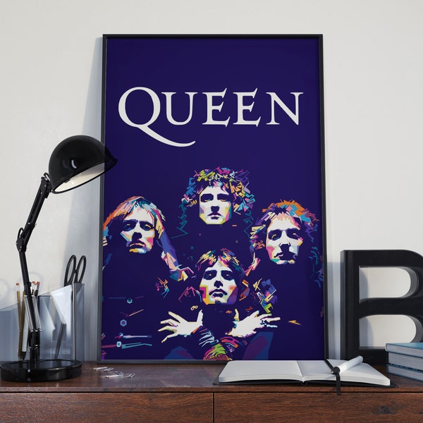 Queen Band Poster - Etsy
