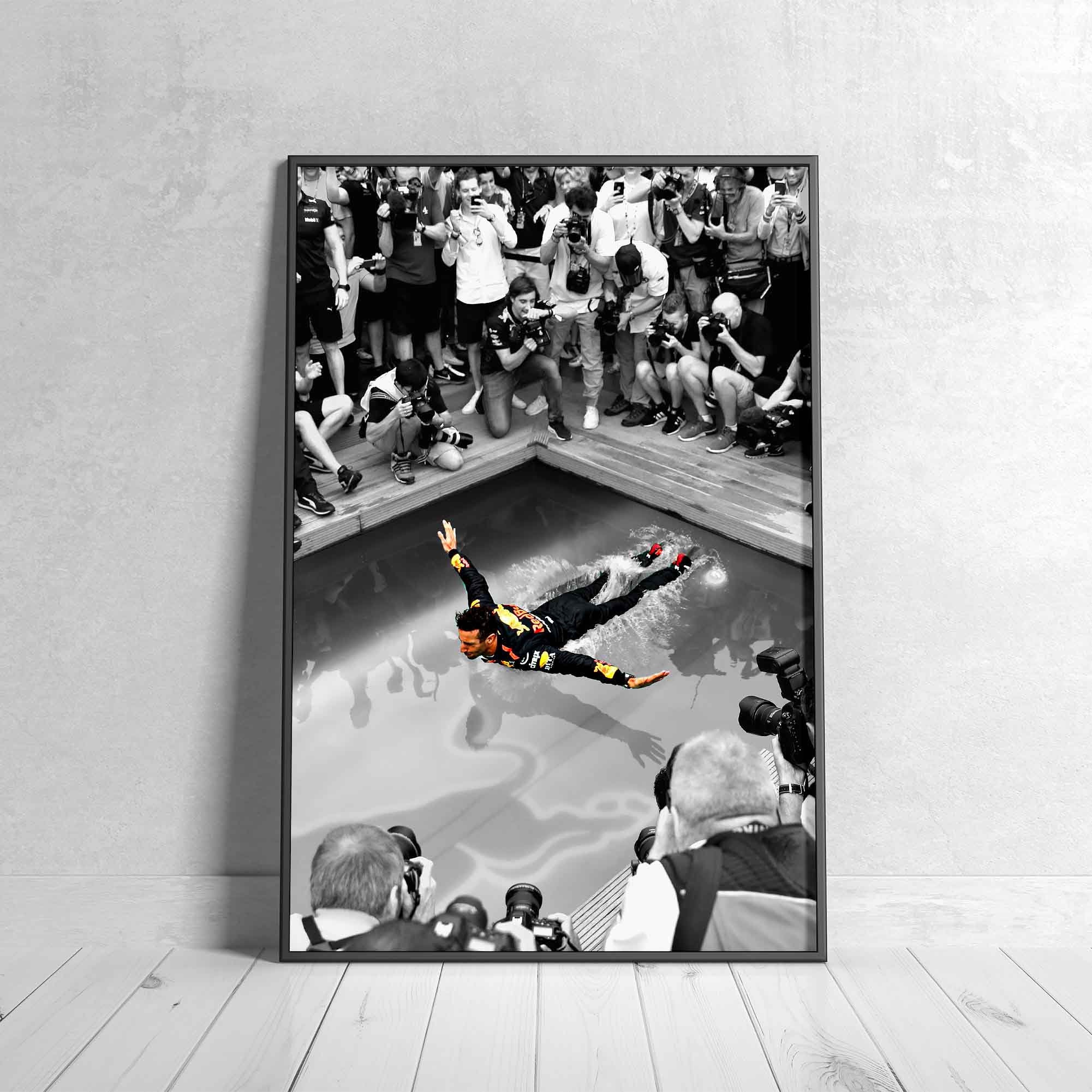 Daniel Ricciardo Poster Print Red Bull Canvas Wall Art - Etsy