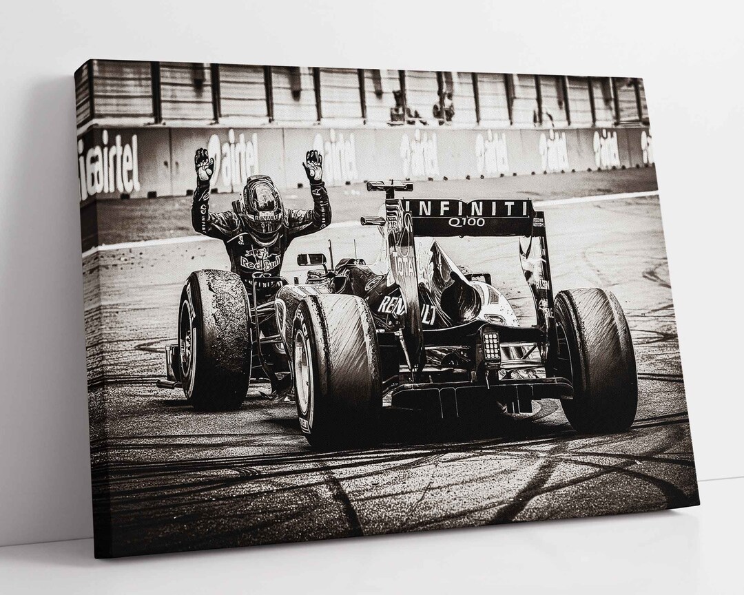 Sebastian Vettel Poster, Red Bull Racing Formula 1 World Champion ...