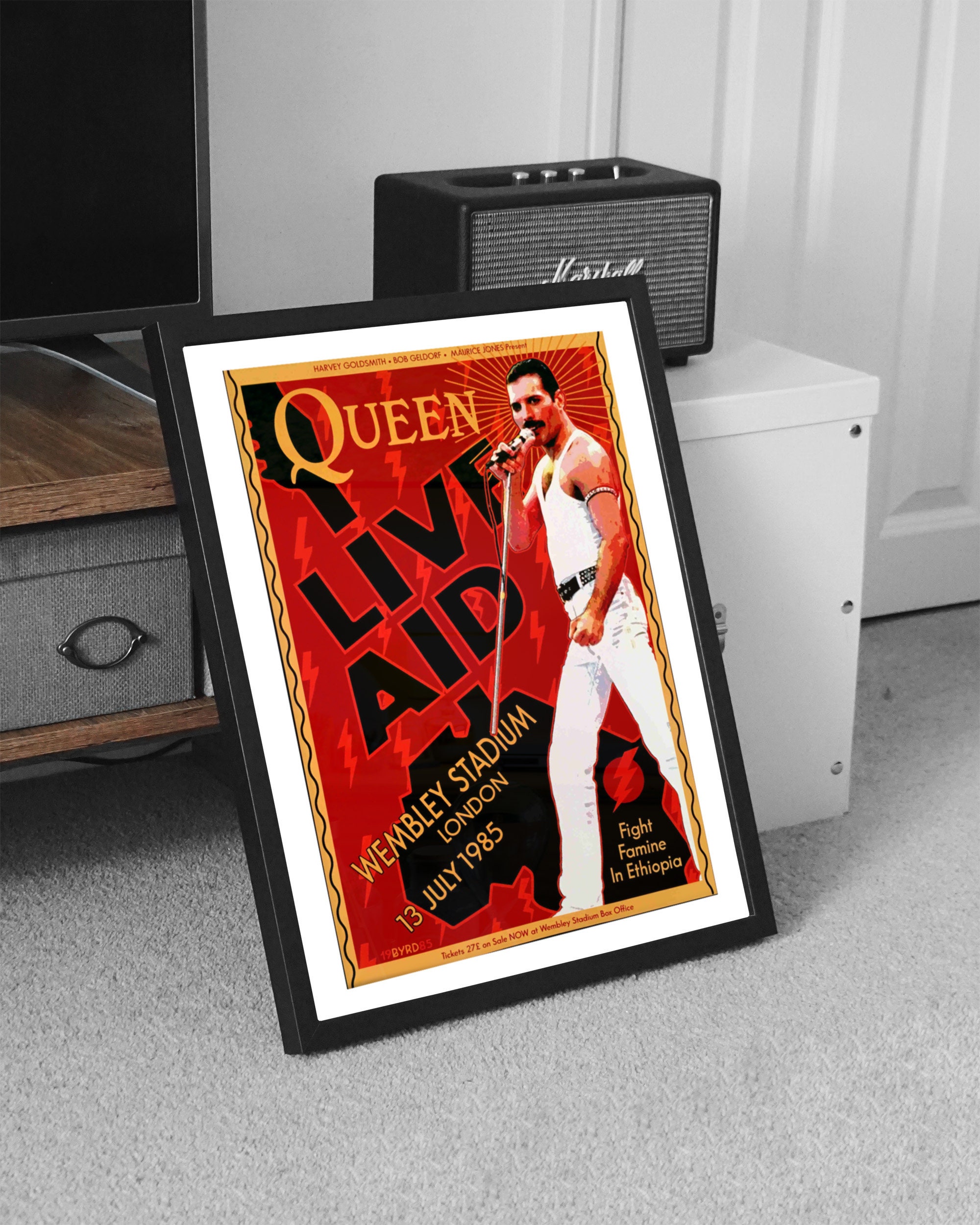 Queen Poster Freddie Mercury Poster Queen Band Music Canvas - Etsy UK