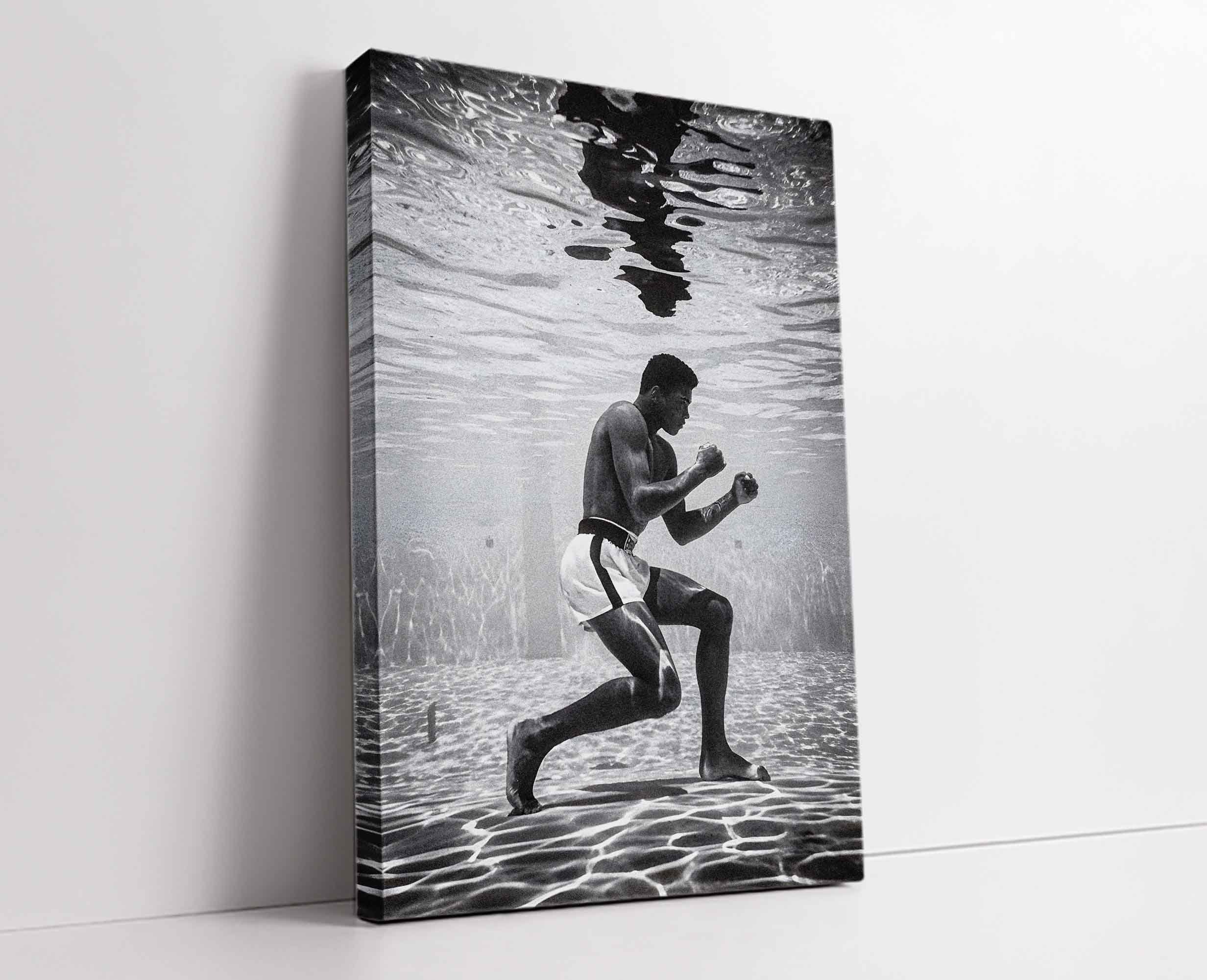 Muhammad Ali Poster Boxing Poster Print Underwater Canvas - Etsy