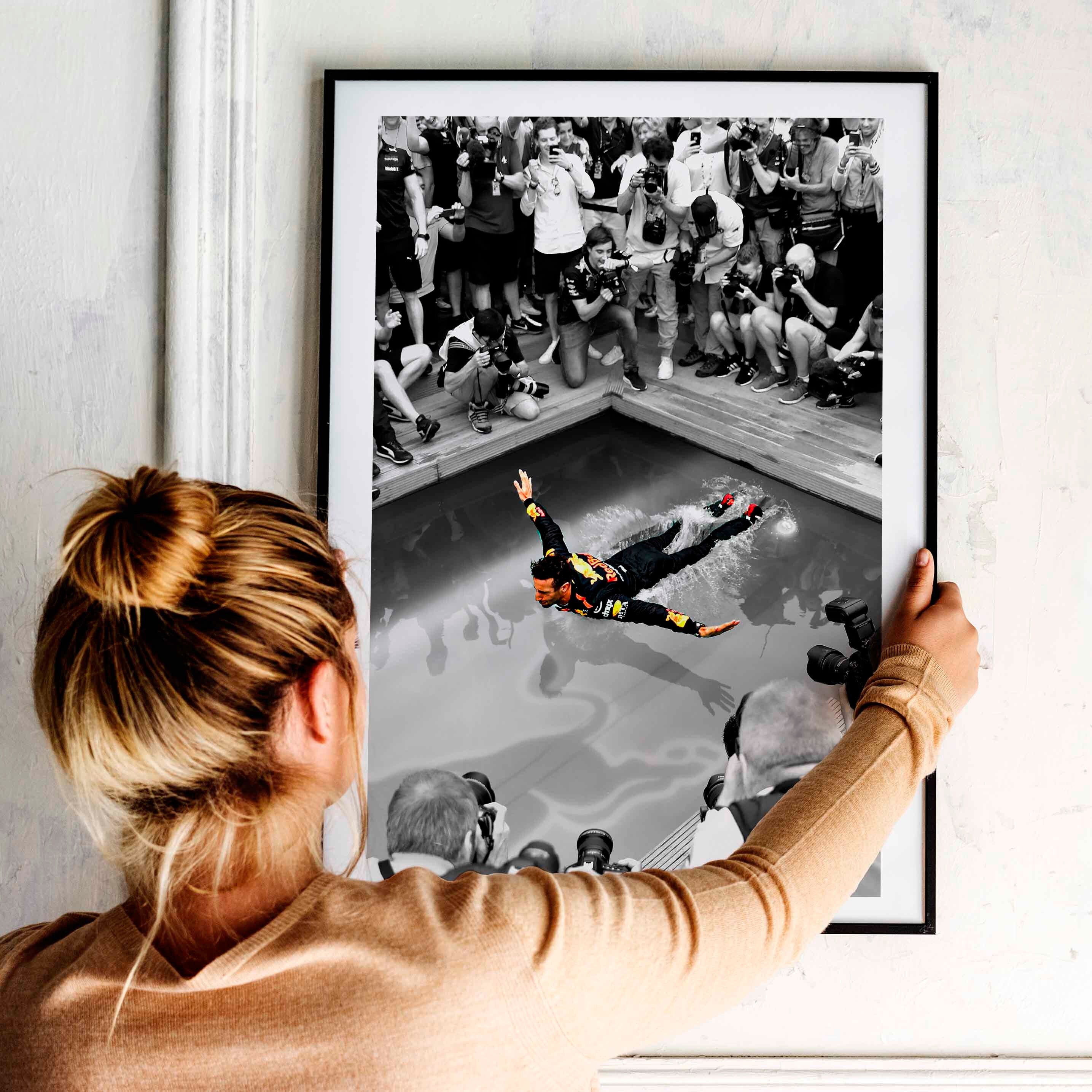 Daniel Ricciardo Poster Print Red Bull Canvas Wall Art - Etsy