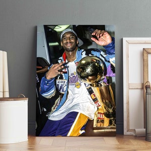 Kobe Bryant Poster, Mamba Mentality, NBA Lakers Championship Canvas ...