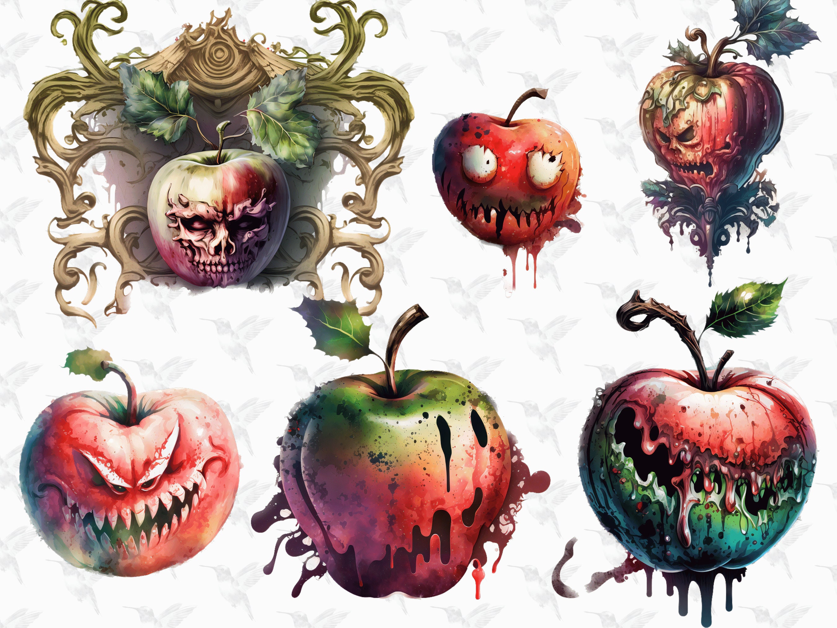 Poisoned Apple Png Clipart, Magic Apple Transparent Background Png ...