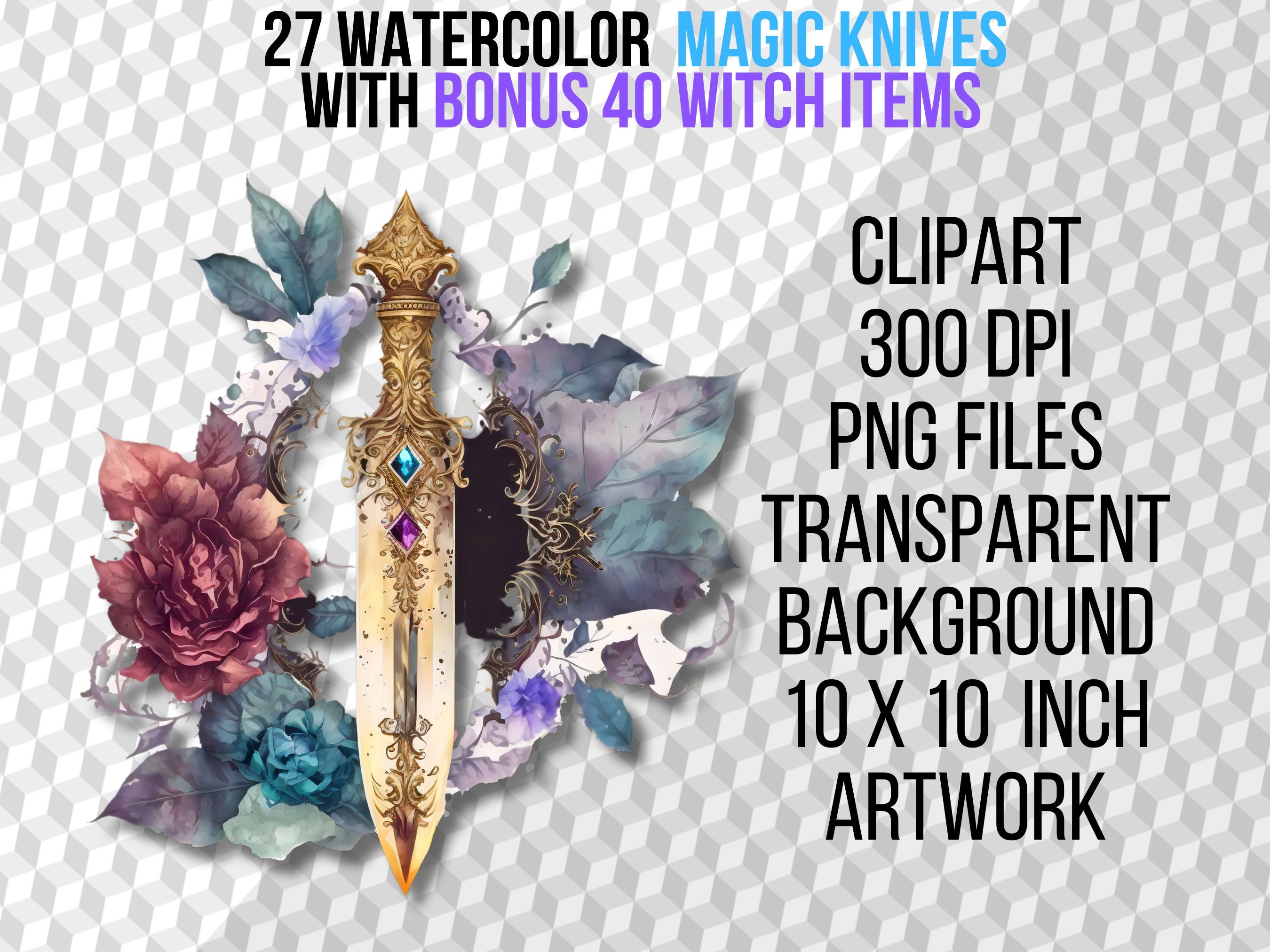 Magic Knives Png Clipart, Witch Knives Transparent Background Png ...