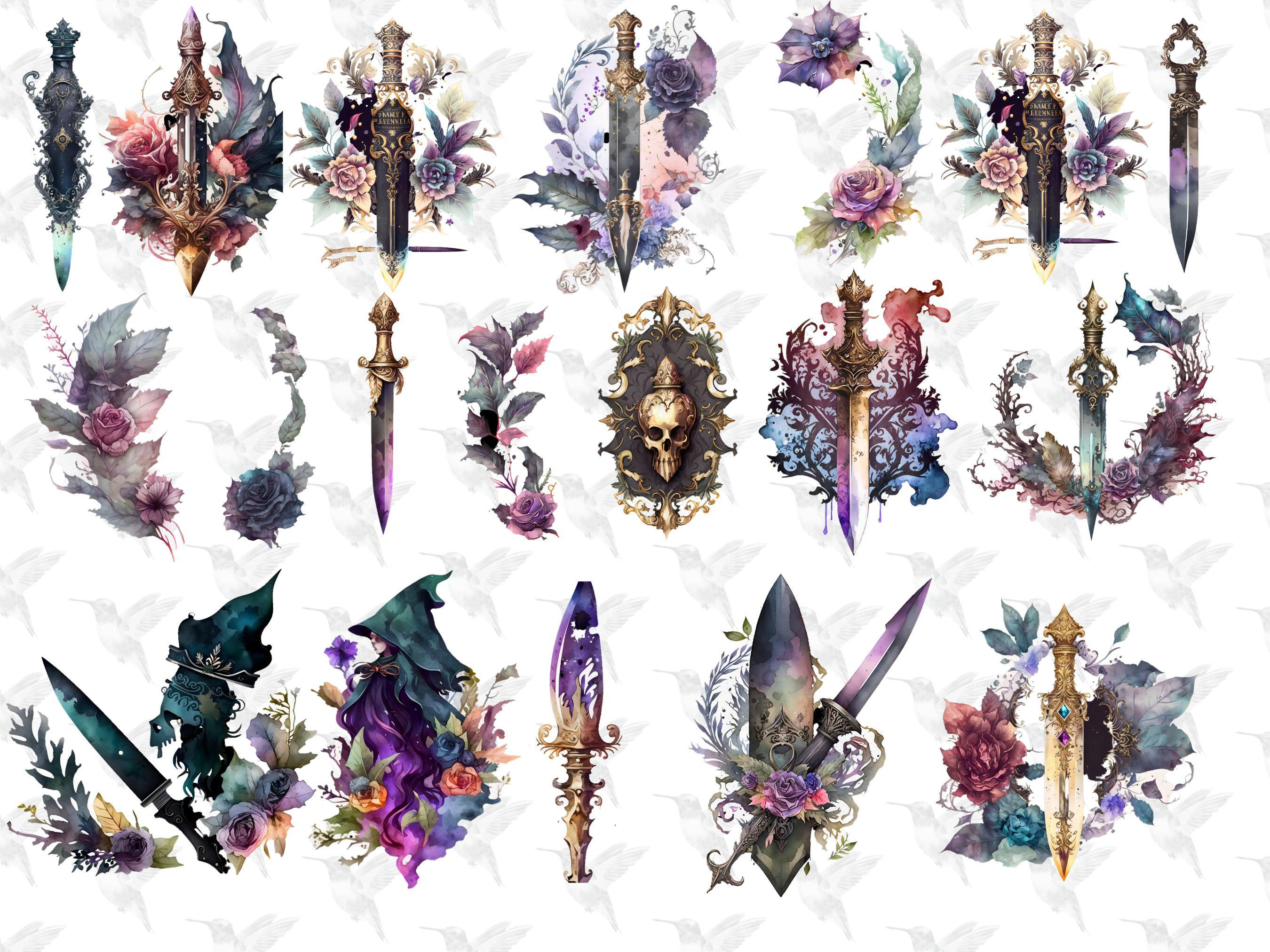 Magic Knives Png Clipart, Witch Knives Transparent Background Png ...