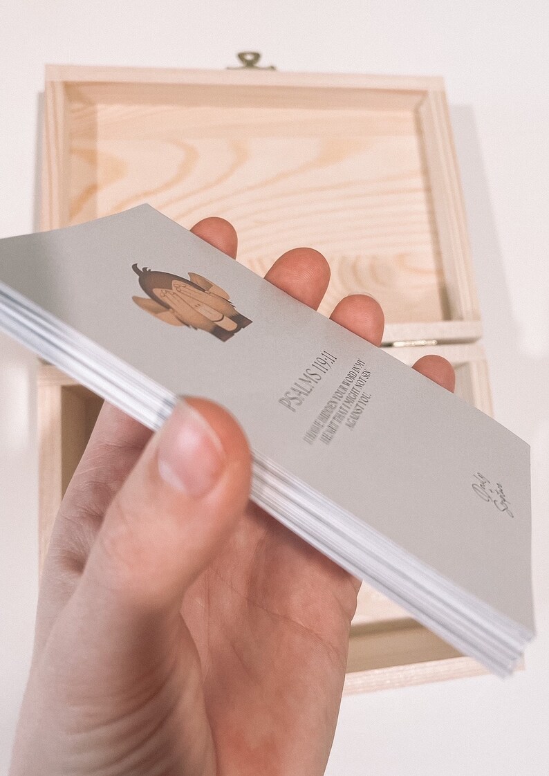 Bible Scripture Flash Cards Memorization Bible Verse Card Set ...