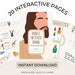 Bible Story Activity Book (DOWNLOADABLE) Interactive Workbook, Toddler ...