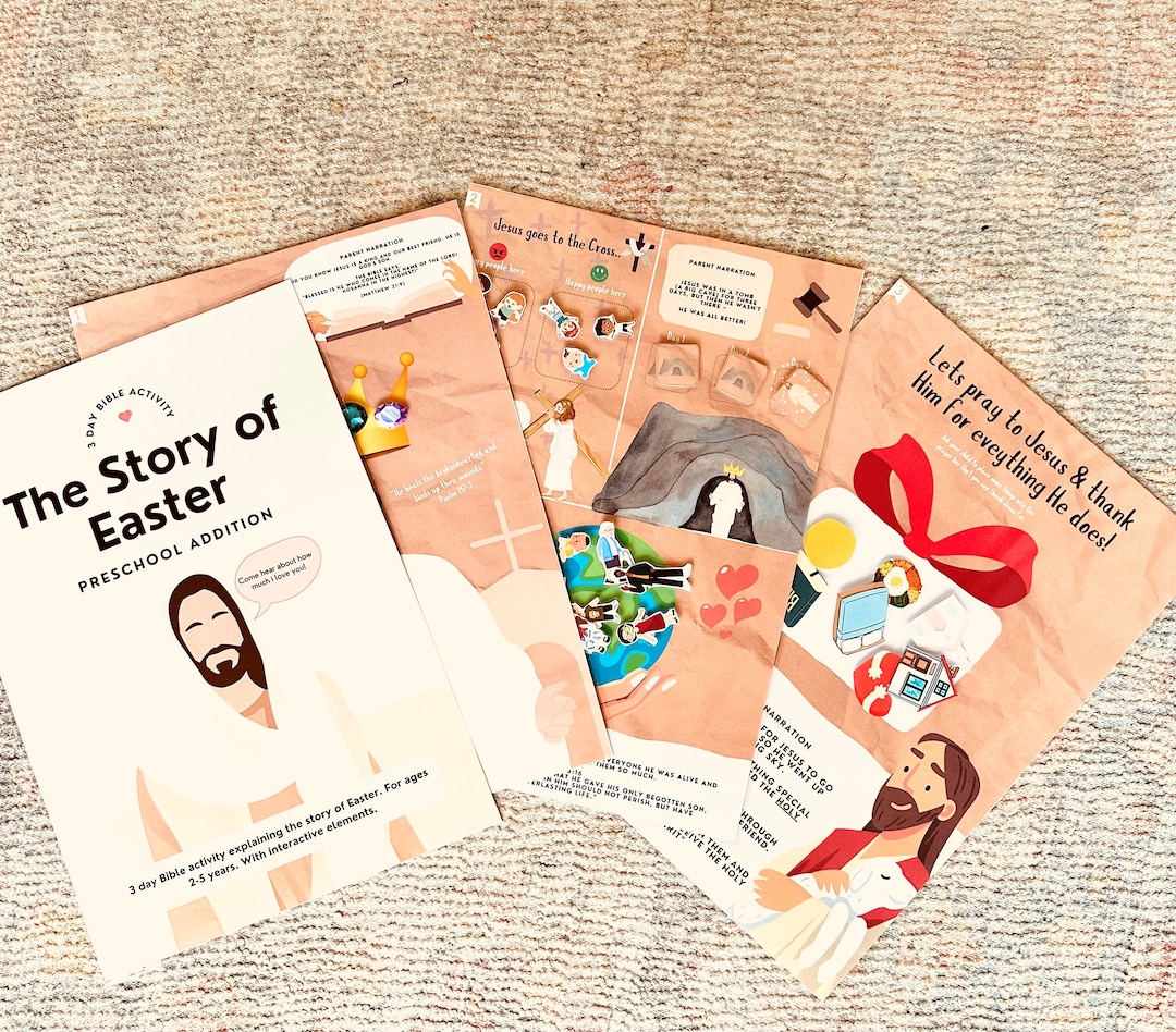 The Story of Easter for Kids (DOWNLOADABLE), Easter Activity, Toddler ...