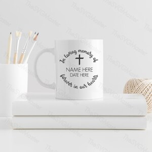 In Loving Memory of SVG, Editable Name and Date in Loving Memory SVG ...