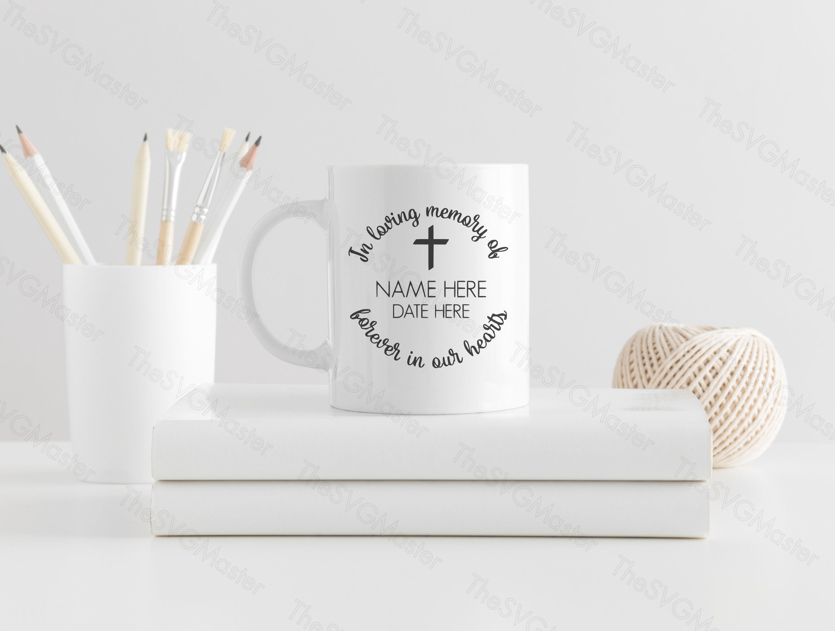 In Loving Memory of SVG, Editable Name and Date in Loving Memory SVG ...