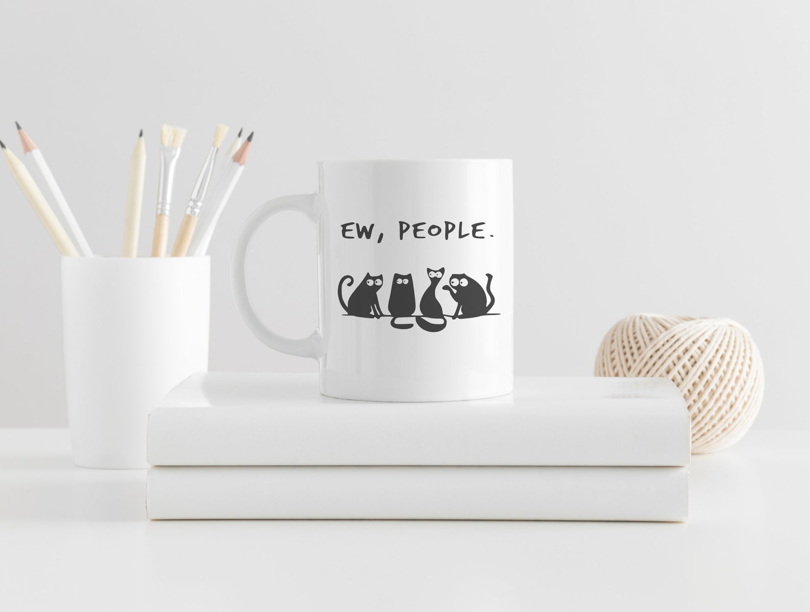 Ew People Cat SVG, Cat Svg Files, Cat Silhouette SVG, Funny Cat Svg ...