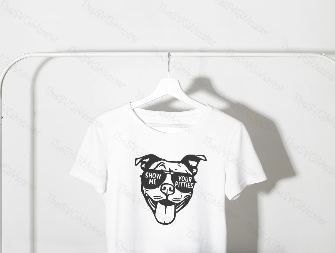 Pitbull SVG, Show Me Your Pitties SVG, Animal Print, Dog Breed Svg ...