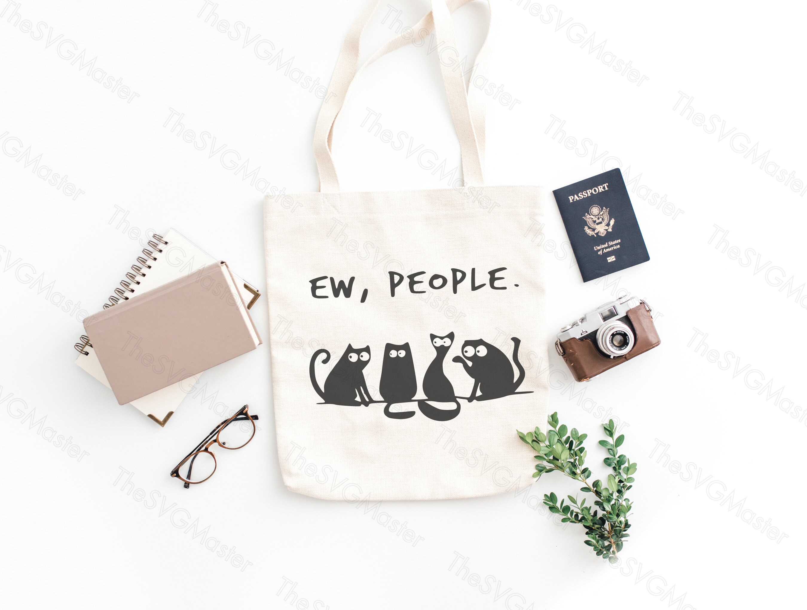 Ew People Cat SVG, Cat Svg Files, Cat Silhouette SVG, Funny Cat Svg ...