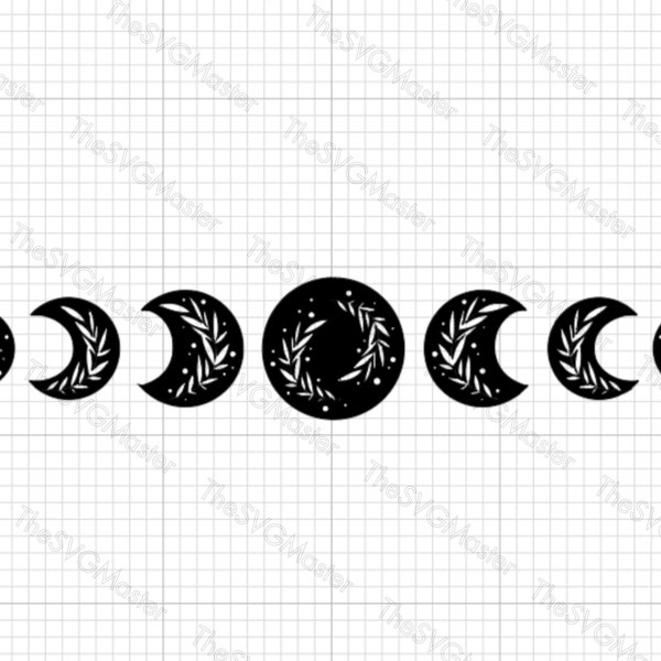 Crescent Moon Svg - Etsy