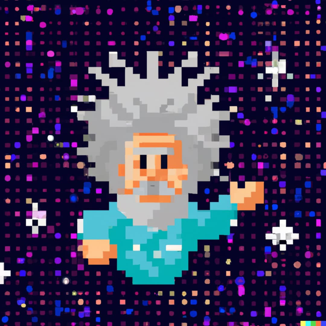Pixel Art Einstein - Etsy