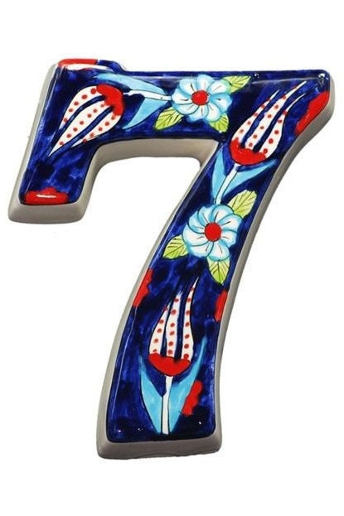 Handmade Ceramic House Numbers, Custom Address Tile Sign, Ceramic ...